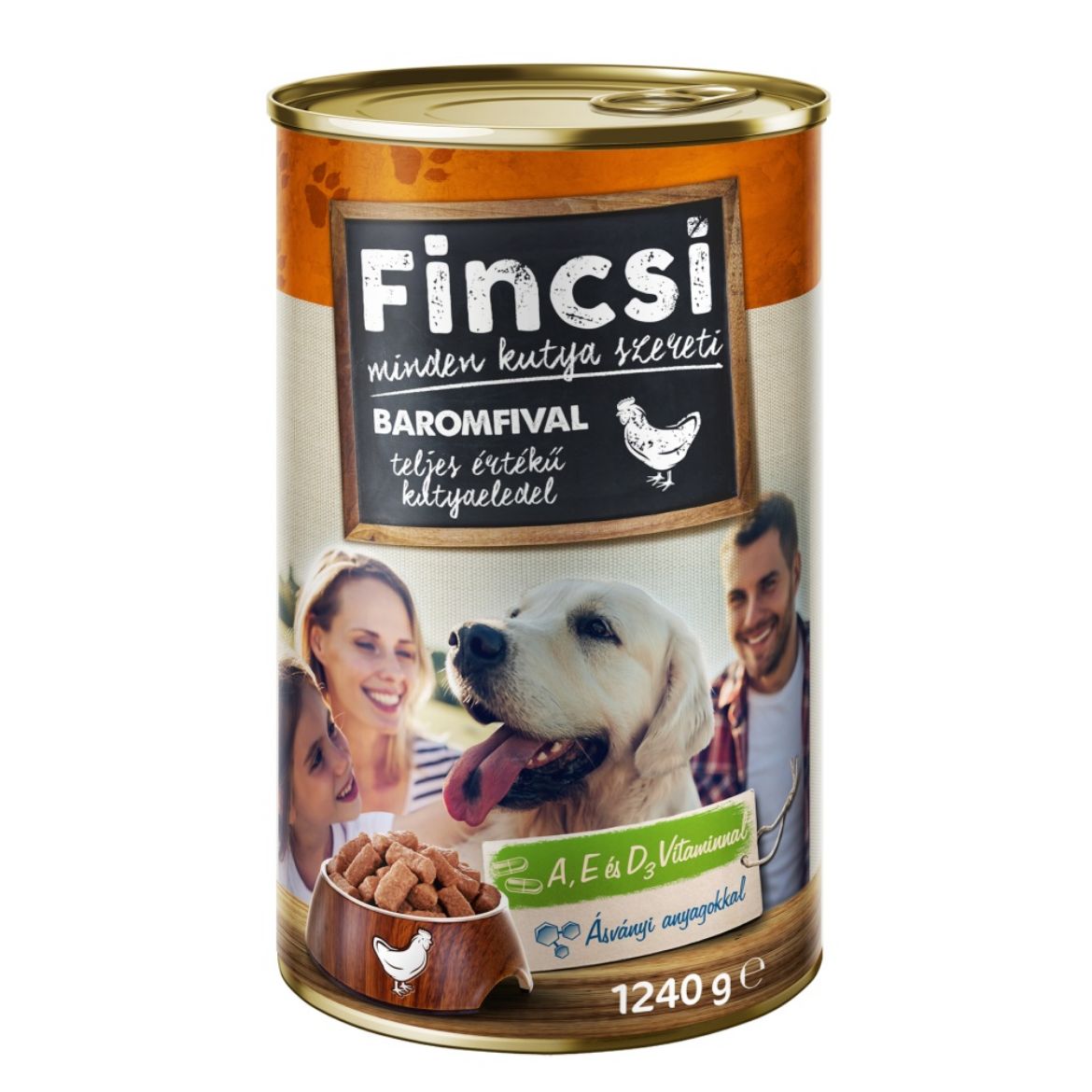Fincsi Dog Food Poultry .1240g – Bahrain Agriculture Center
