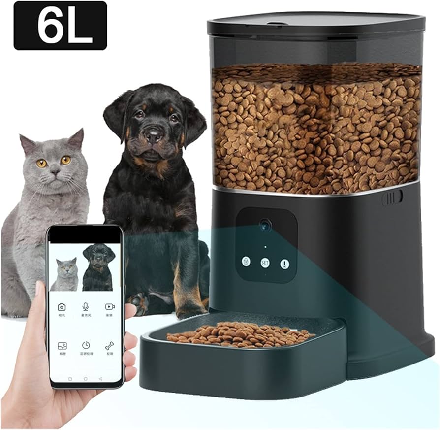Automatic Feeder 4LTR Wi-Fi App Smart Pet Feeder for Cats and Dogs ...