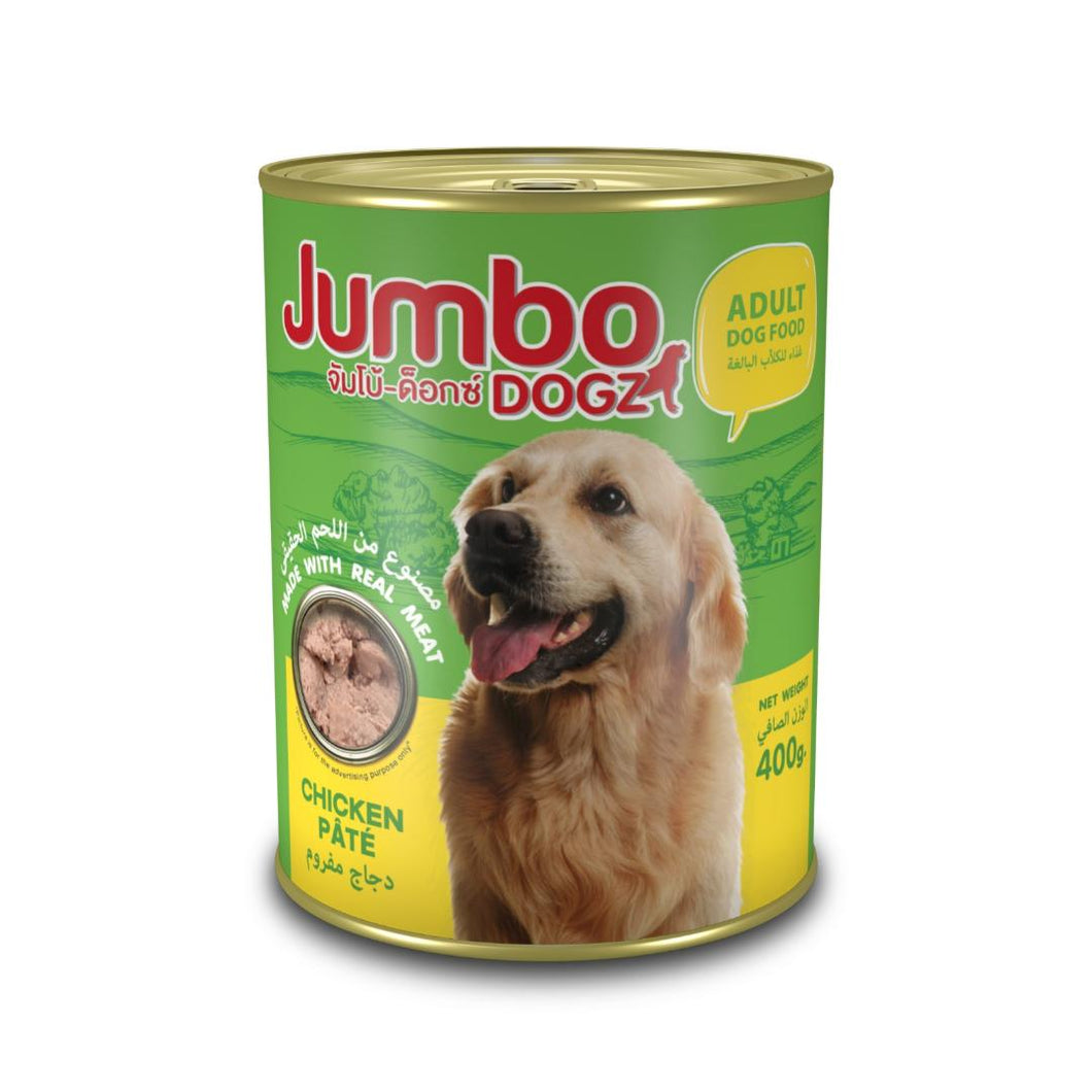 JUMBO DOG CANNED FOOD CHICKEN PATE MADE WITH REAL MEAT 400GR, – Bahrain Agriculture Center